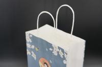 China Recyclable Bulk Kraft Paper Bags Flexo Printing Tear Resistant for sale