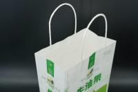 China Carrying Kraft Paper Food Bags Packaging Compact and Lightweight for sale