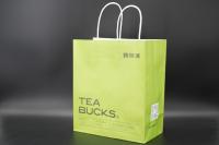 China Custom Kraft Paper Bags For Retail Double Cup Paper Bag Recyclable for sale
