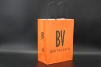 China Reusable Kraft Paper Bags Sustainable Black Twisted Handle Kraft Bags for sale