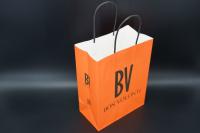 China Reusable Kraft Paper Bags Sustainable Black Twisted Handle Kraft Bags for sale