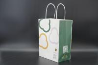 China OEM Twisted Handle Paper Bags Printing Bulk Kraft Bags biodegradable for sale