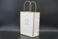 China Brown Handle Paper Bags Eco Friendly Packaging Kraft Carrier Bags for sale
