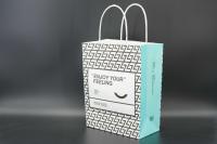 China Twisted Handle Paper Bags Custom Recyclable Kraft Paper Gift Bags for sale