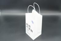 China Recycled Takeout Small Kraft Paper Bags With Handles Twisted for sale