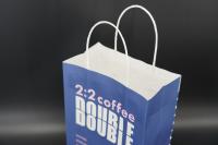 China Sturdy Kraft Custom Printed Paper Bags For Grocery Shopping eco friendly for sale