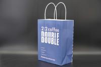 China Sturdy Kraft Custom Printed Paper Bags For Grocery Shopping eco friendly for sale