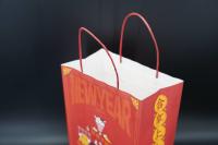 China Strong Small Custom Printed Paper Bags For Food Packaging Industry for sale