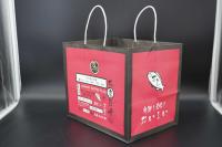 China OEM / ODM Custom Printed Paper Bags White Twisted Handle Paper Bags for sale