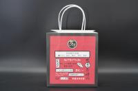 China Extra Large Wide Bottom White Kraft Paper Bags Printing Customized for sale
