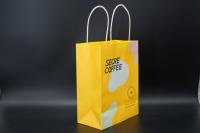 China OEM / ODM Printed Paper Carrier Bags Custom Paper Bags For Business Use for sale