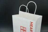 China Kraft Custom Printed Paper Bags For Shopping Biodegradable Materials for sale