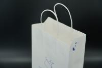 China Versatile Premium Custom Printed Paper Bags Biodegradable With Twisted Handles for sale