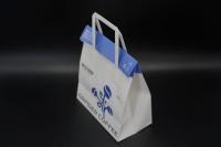 China Customized Printing Paper Bags Folding Mouth Personalised Paper Bags With Handles for sale