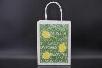China Sturdy White Paper Carrier Bags Renewable Retail Paper Bags With Handles for sale