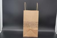 China ODM / OEM Eco Friendly Kraft Brown Paper Bags Printing Square Bottom for sale