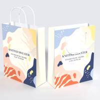 China Convenient And Durable Restaurant Food Carry Personalized Premium Kraft Paper Bag for sale