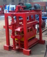 China Brick Making Machine Small Cement Manual Hollow Block Making Machine With Mixer 4-40 for sale