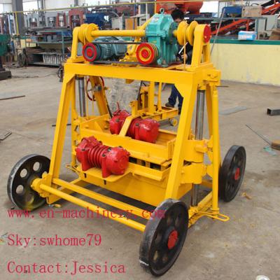 China Profitable Small Business Idea 4-45Ecological Brick Machine Concrete Brick Making Machine for sale