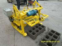 China Moving Block Making Machine Manual Concrete Block Moulding Machine 40-3 From China for sale