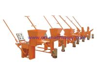 China Manual Fly Ash Brick Making Machine 2-40 Manual Compressed Soil Brick Making Machine for sale
