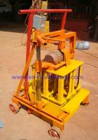 China Portable Brick Making Machine Block Forming Machine With Moulds Movable 2-45 New Type for sale
