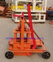 China Portable Brick Making Machine Block Forming Machine With Moulds Movable 2-45 New Type for sale