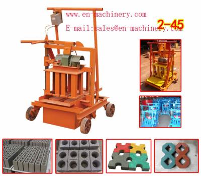 China Brick Making Machine Manufacturer 2-45 Used Block Making Machine From China Factory for sale