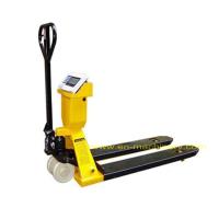 China Hand Pallet Truck with Scale Rough Terrain Hydraulic Hand Pallet Truck for Trucks for sale