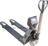 China Warehouse Handling Equipment with Hand Pallet Trucks Electric Forklift Crown Hand Pallet for sale