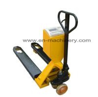 China Warehouse Handling Equipment with Hand Pallet Trucks Electric Forklift Crown Hand Pallet for sale