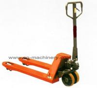 China Warehouse Handling Equipment with Hand Pallet Trucks Electric Forklift Crown Hand Pallet for sale