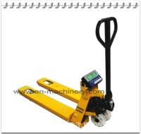 China Warehouse Handling Equipment with Hand Pallet Trucks Electric Forklift Crown Hand Pallet for sale