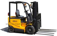 China Electric Forklift Truck with Solid Tire 1T  with 4500mm max Lift Height for sale