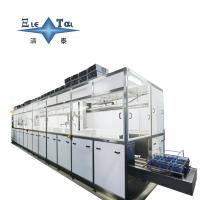 China JTM-10720AD 40kHz Ultrasonic Semiconductor Wafer Cleaning Machine for 300mm/200mm Wafers with 10-Tank System for sale