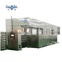 China 28KHZ Ultrasonic Cleaner with 50KW Centrifugal Drying System for Aircraft Wheel Hubs - Automated PLC Control for sale