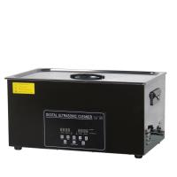 China 30L Black Titanium Digital Ultrasonic Cleaning Machine 600W Industrial Cleaner with Filtration for sale