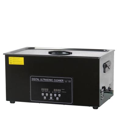 China 30L Black Titanium Digital Ultrasonic Cleaning Machine 600W Industrial Cleaner with Filtration for sale
