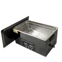 China Black Titanium 22L Ultrasonic Cleaner 480W with Multi-Frequency Adjustment and 600W Heating for Industrial Applications for sale