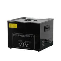 China 15L Black Titanium Ultrasonic Industrial Cleaner 360W with Intelligent Frequency Conversion for Bearings and Valves for sale