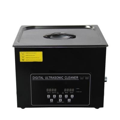 China 15L Black Titanium Ultrasonic Industrial Cleaner 360W with Intelligent Frequency Conversion for Bearings and Valves for sale