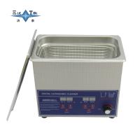 China 3L Stainless Steel Ultrasonic Cleaner 120W Power Adjustable Digital Industrial Cleaner for sale