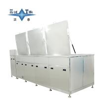 China 35KW Four Tank Ultrasonic Cleaning Equipment with 28/40kHz Dual Frequency for Industrial Parts Cleaning for sale