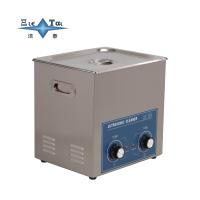 China 300W Mechanical Ultrasonic Cleaner 14L Capacity with Mesh Basket for Industrial and Precision Cleaning for sale