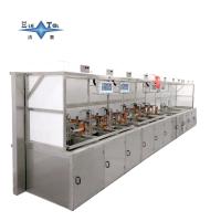 China 40KHz/80KHz Ultrasound Washing Machine Valve Body Electrolytic Cleaning Line with 15,000+ Hours IGBT Power Module for sale