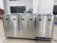 China 28KHz 40KHz Four-Tank Ultrasonic Cleaning Machine with 2mm 316L Stainless Steel Tank and Customization Options for sale
