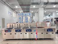 China 35KW Manual Ultrasonic Cleaner with 0-50mm Oscillation and Dual-Frequency 28KHz/40KHz for Camera Lenses and Industrial Parts for sale