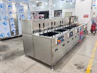 China 6-Tank Laboratory Ultrasonic Cleaner with 28KHZ/40KHZ Dual Frequency and 50,000+ Hour Transducer Life for sale