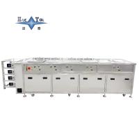 China 50KW Ultrasonic Cleaner with Dual Frequency 28KHz/40KHz and Five-Tank Process for Industrial Parts for sale