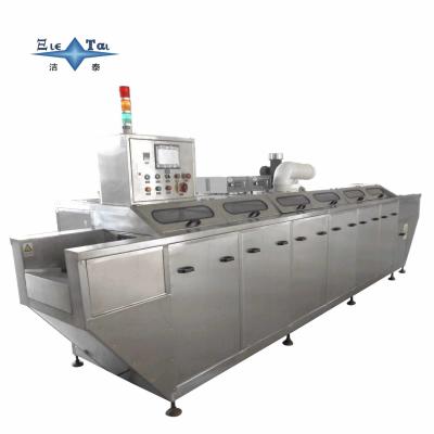 China 120KW Aerospace Ultrasonic Cleaning Machine with 28KHz/40KHz Dual Frequency and 50bar Spray System for sale